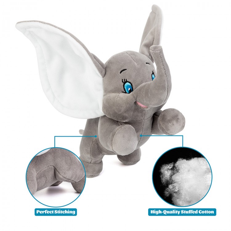 Homily Toys Manufacturers Grey Small Elephant Soft Toy Kids Gifts